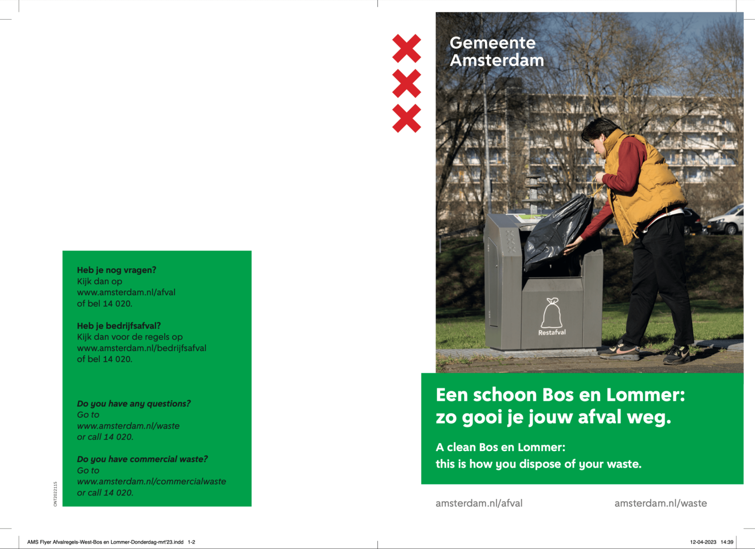Folder afval weggooien – Toolkit Taal